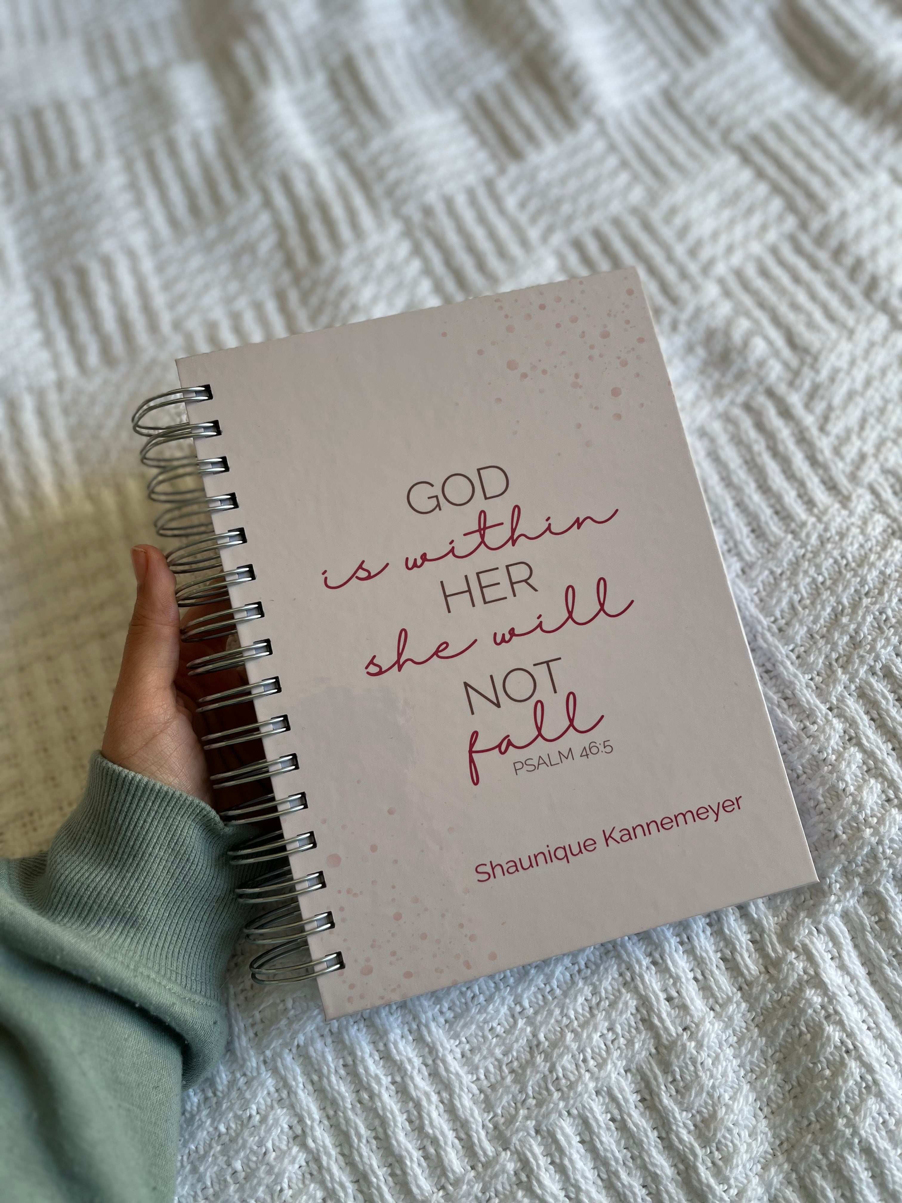 God is Within Her Prayer and Bible Study Journal in One – Askin Designs